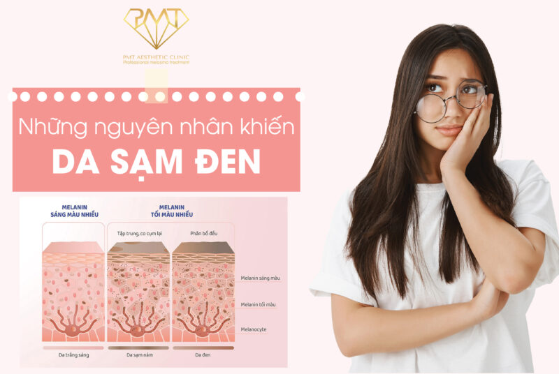 Những nguyên nhân khiến da sạm đen - PMT Aesthetic Clinic